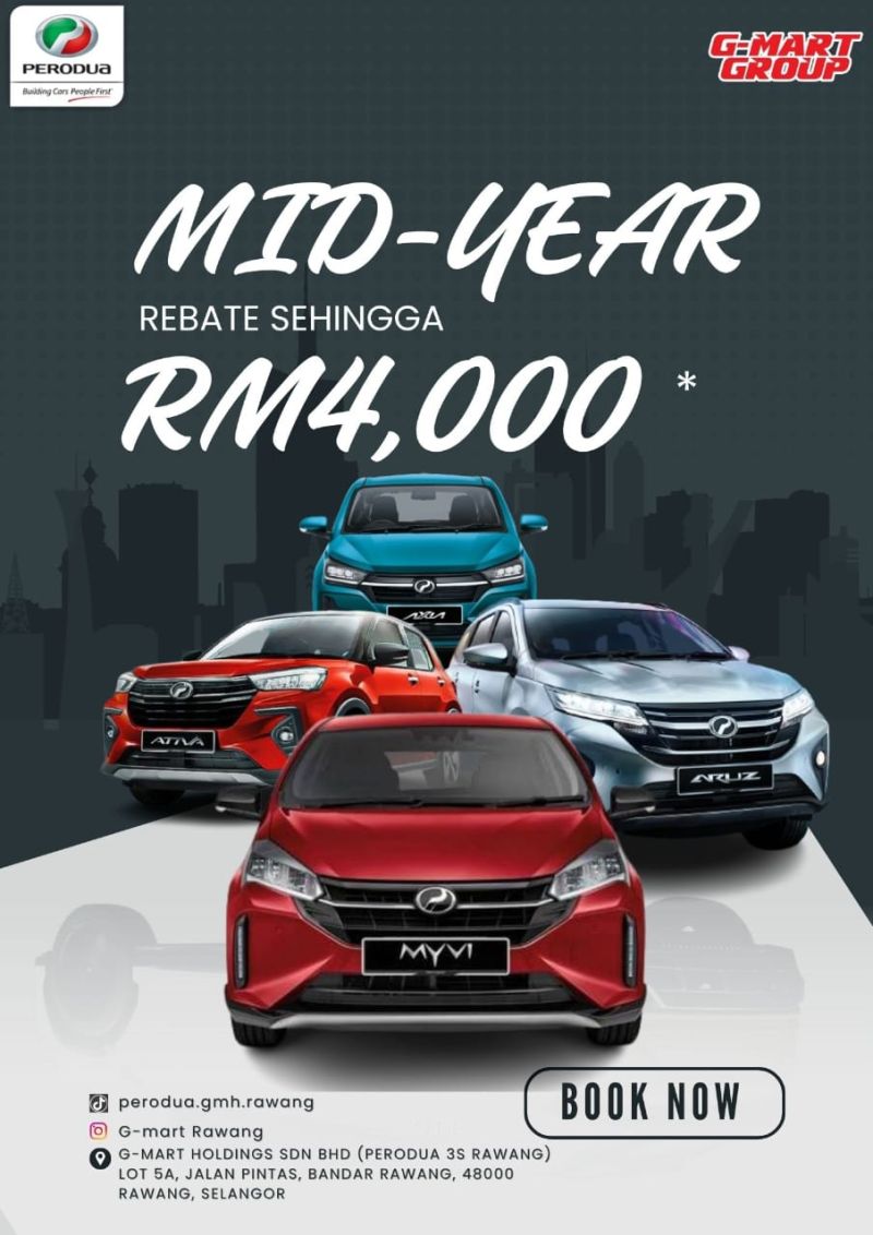Perodua Rawang Mid-Year Rebate - Perodua Rawang Sales