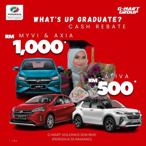 Perodua Graduate Rebate at Rawang - Perodua Rawang Sales