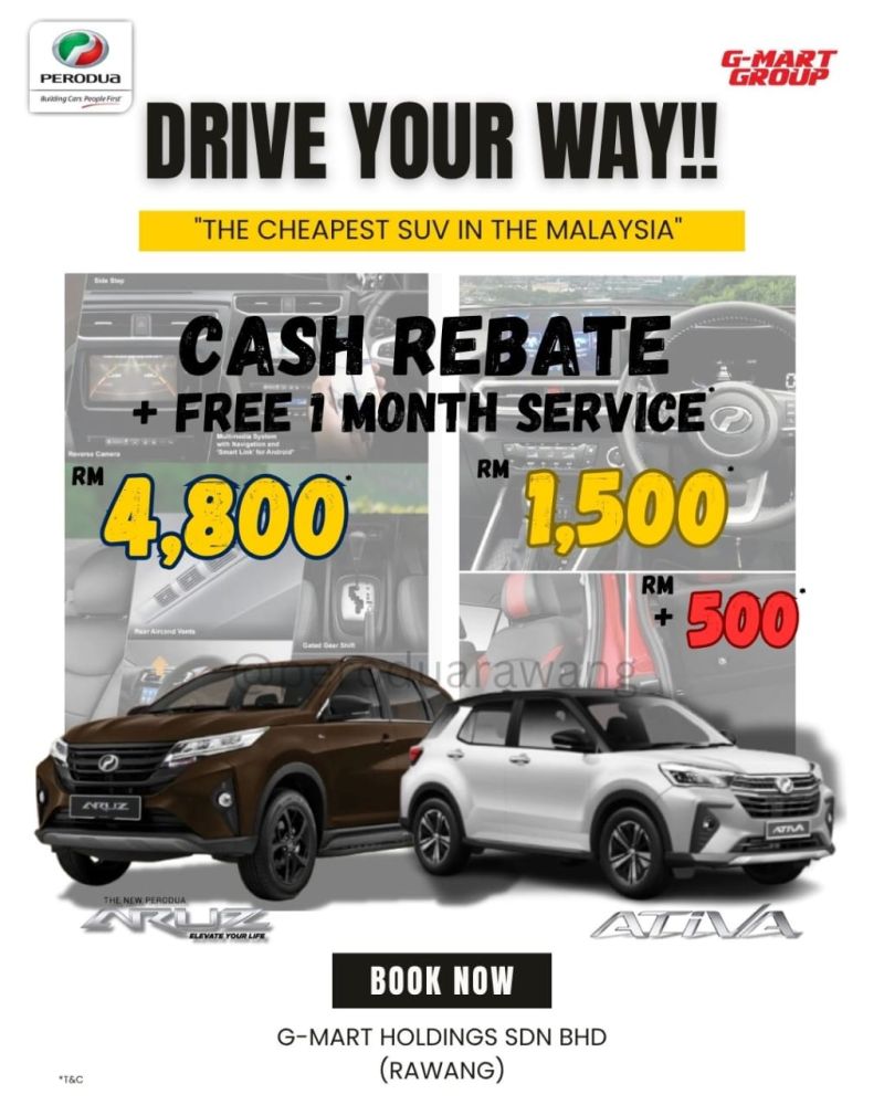 Perodua Rawang Cash Rebate - Perodua Rawang Sales