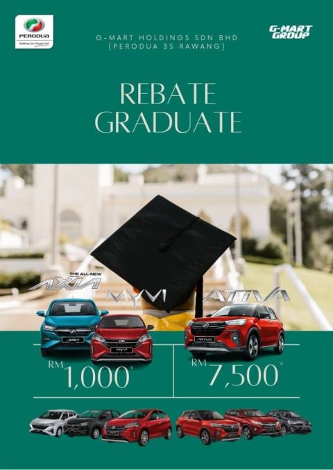 Perodua Rawang Graduate Rebate - Perodua Rawang Sales