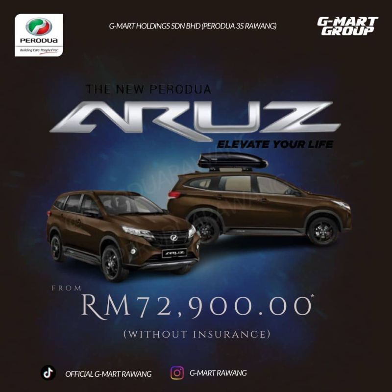 New Perodua Aruz at Perodua Rawang - Perodua Rawang Sales